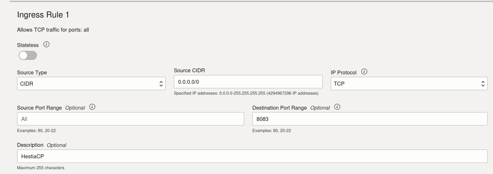 How to Add or Update an Ingress Rule in Oracle Cloud
